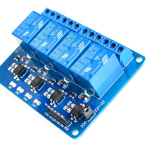 Modulo de Reles 4 Canales para Arduino - Turibot.es