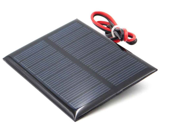 Panel Solar, 5,5V 160mA, 90x80mm